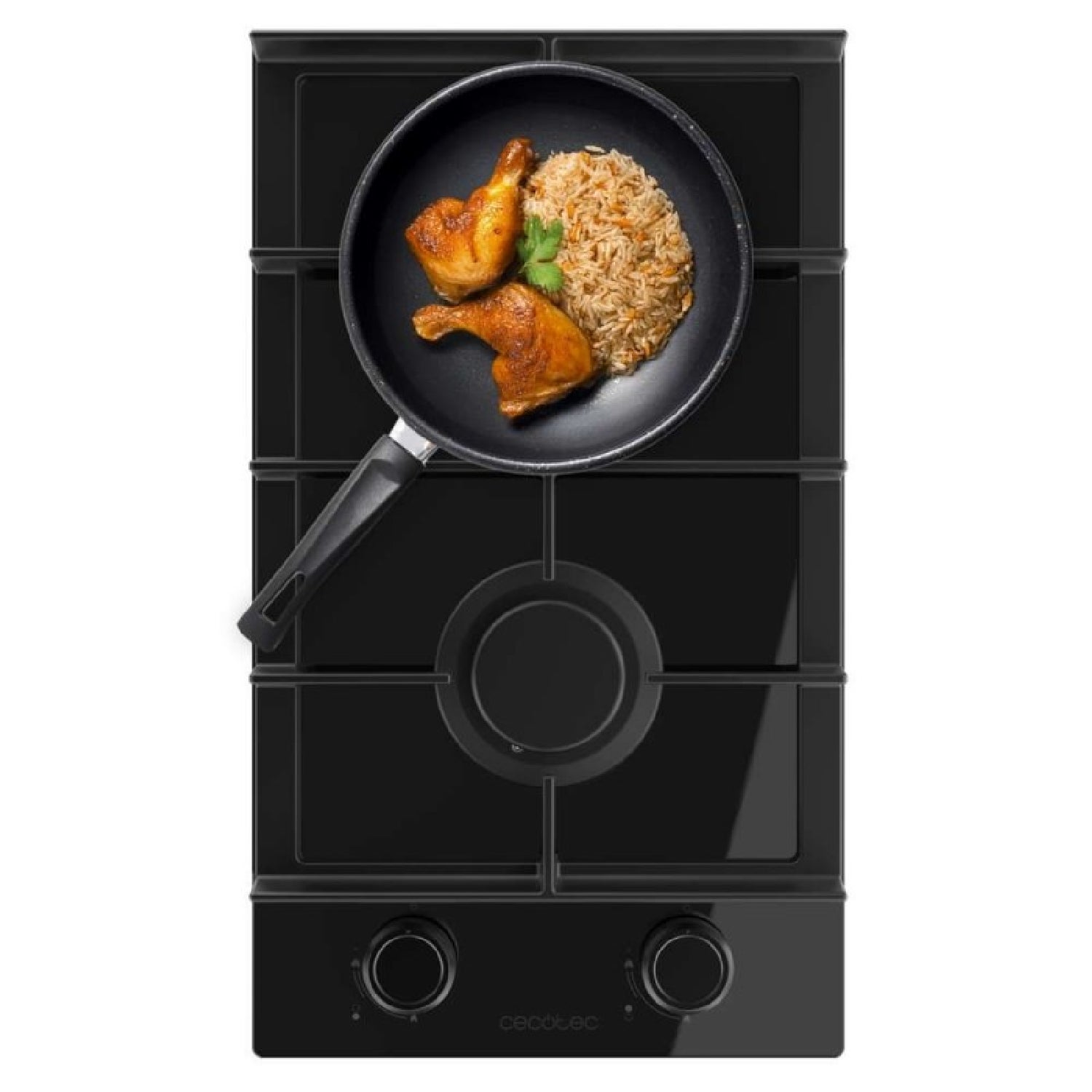Cecotec Plaque de Gaz 2 Feux Bolero Squad G 2400F Verre Noir, 5,2kW ...