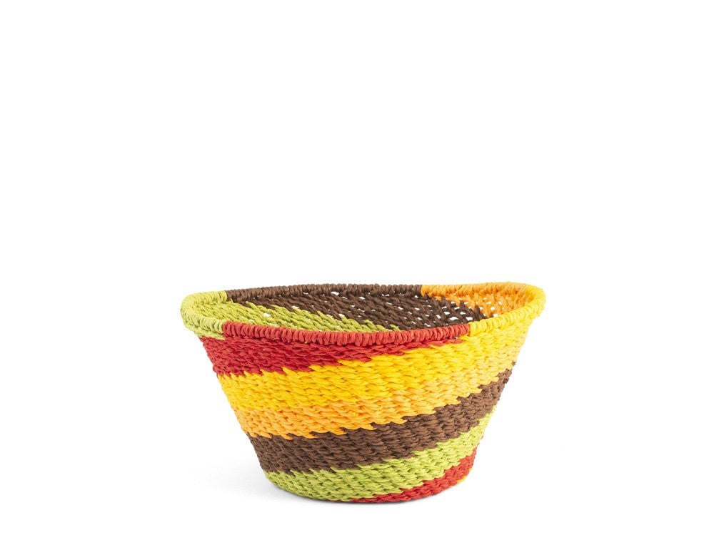 Panier en fibre de papier coloré 27x15 cm. Certifié FSC. | Leroy Merlin