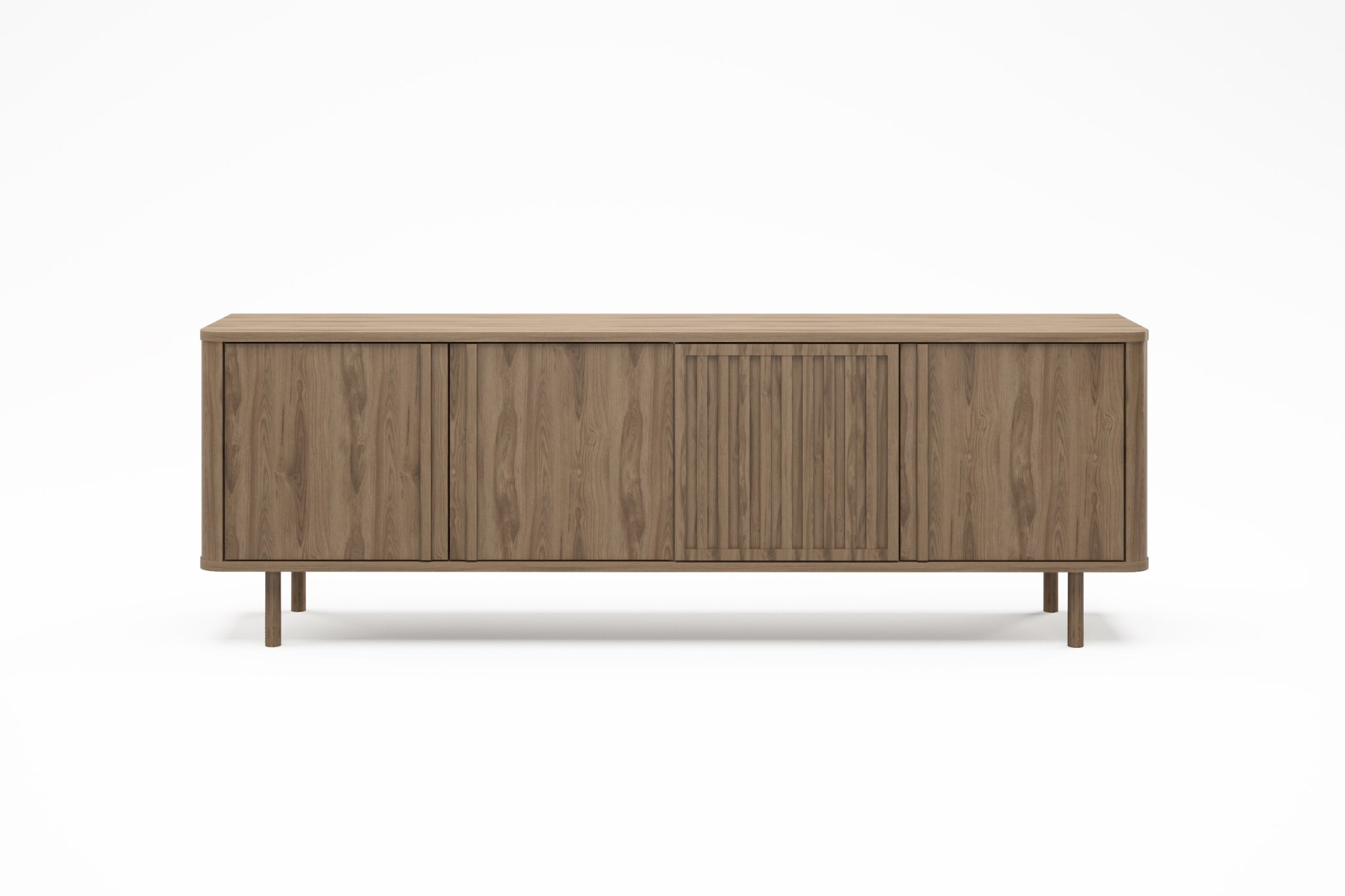 BLOOM - Meuble TV 180cm -en mélamine - Chêne clair | Leroy Merlin