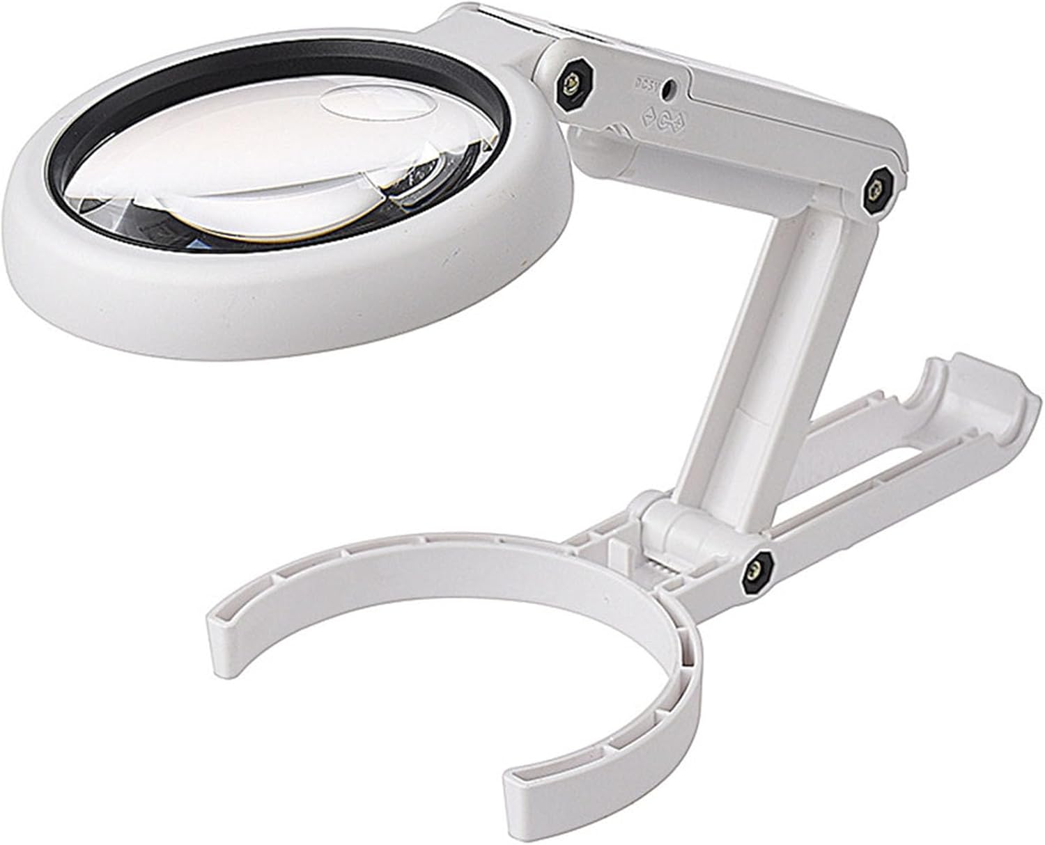 Lampe table loupe verre pliable 5X/11X USB 8 LED, lecture/loisirs ...