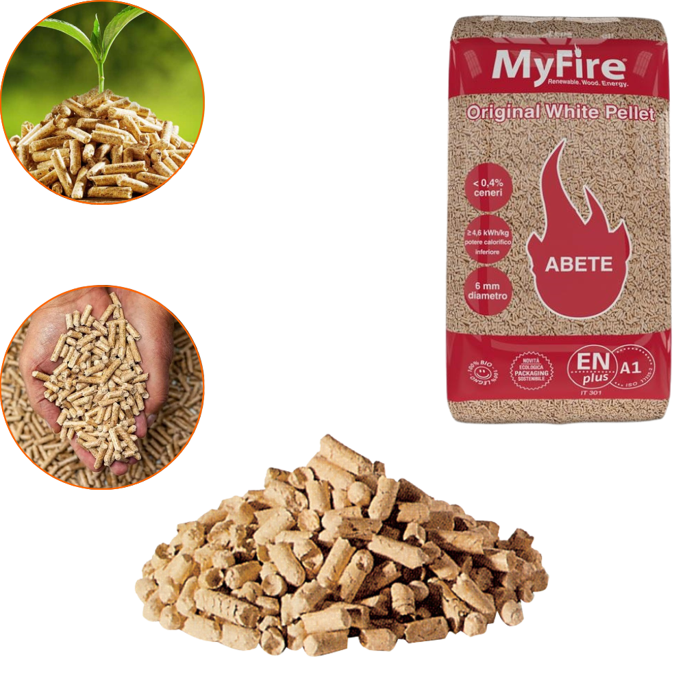 Sac Pellet 15 Kg EnPlus A1 pour poêles et chaudières | Leroy Merlin