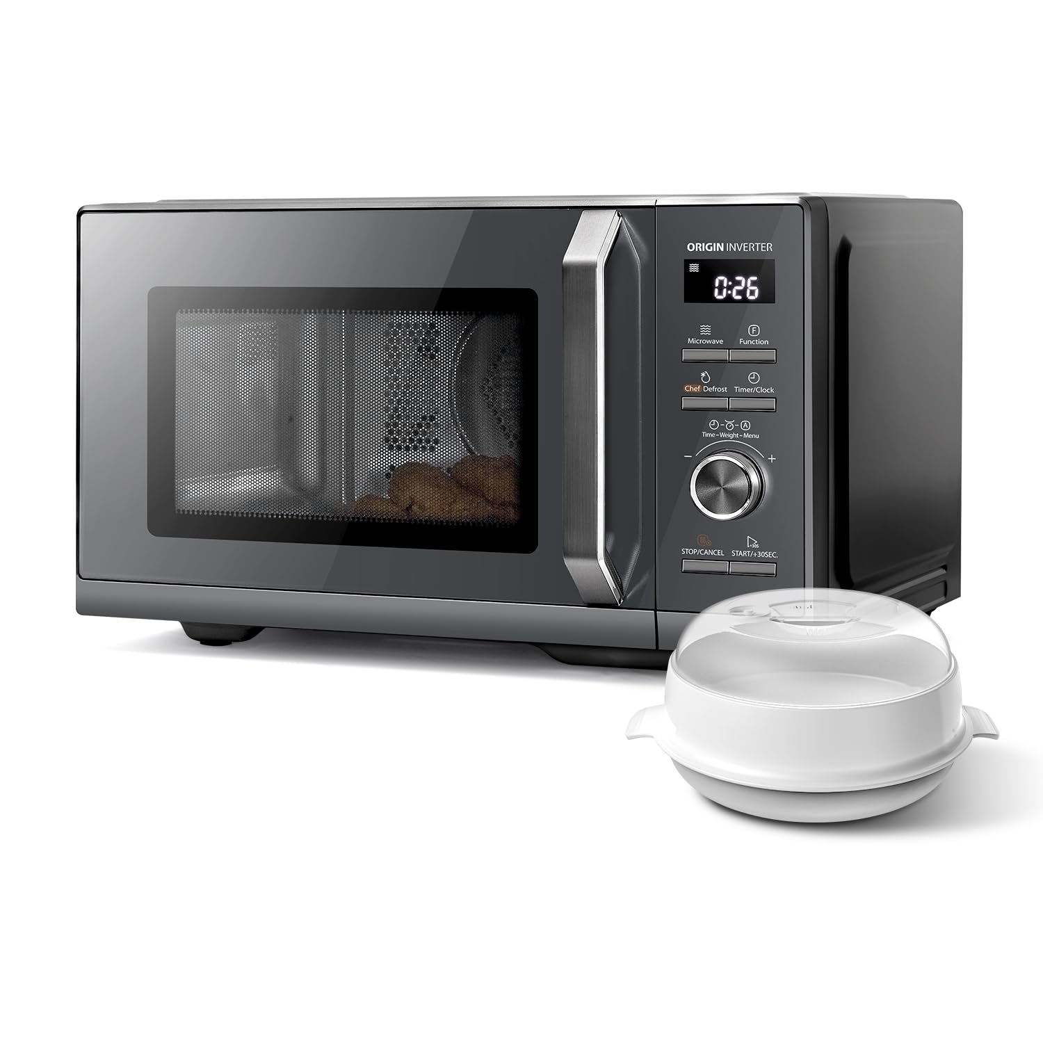 Micro-ondes combiné pose libre TOSHIBA MW3-AC26SFI(MG)-900W+Grill 1000 ...
