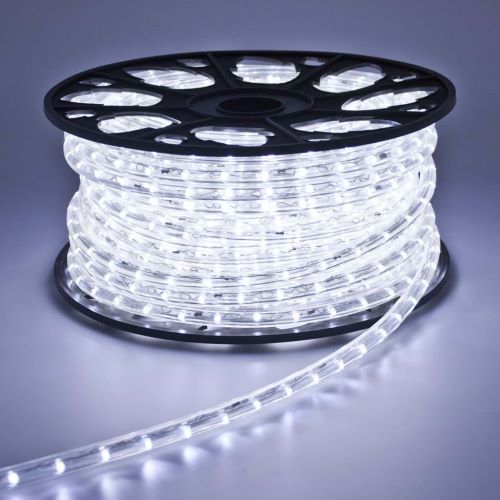 Manguera LED, 45 m, 1650 leds blanco, IP65, 230V, recortable cada 1m ...