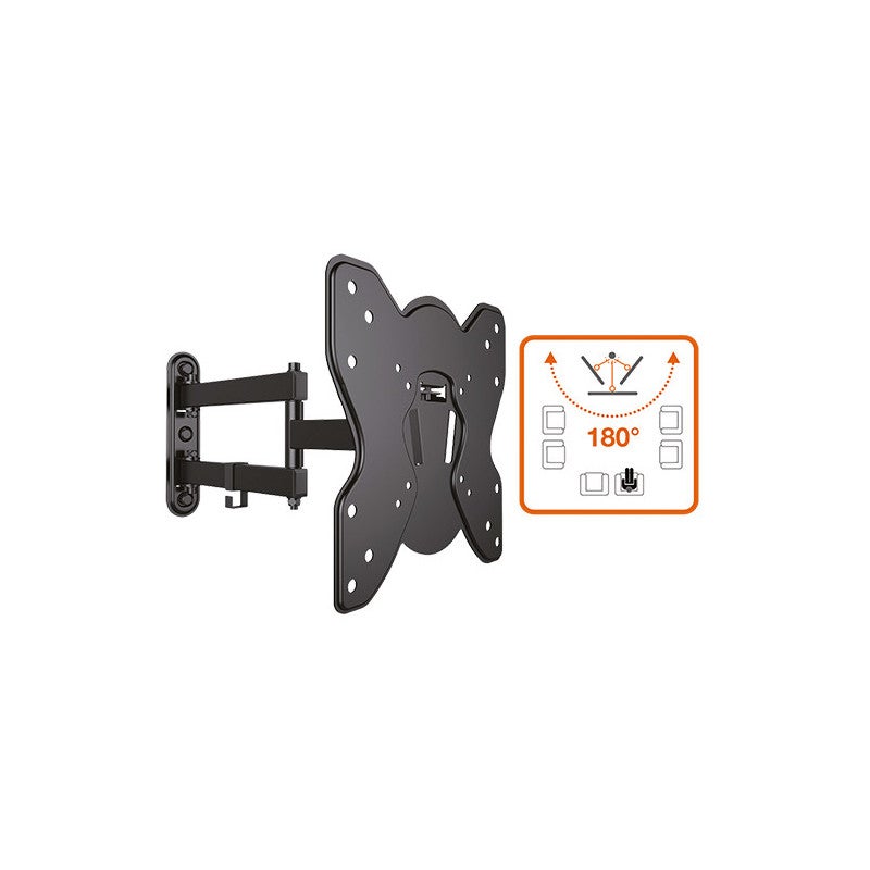 Support mural pour téléviseur 28-42 pouces avec bras inclinable, 20 kg ...