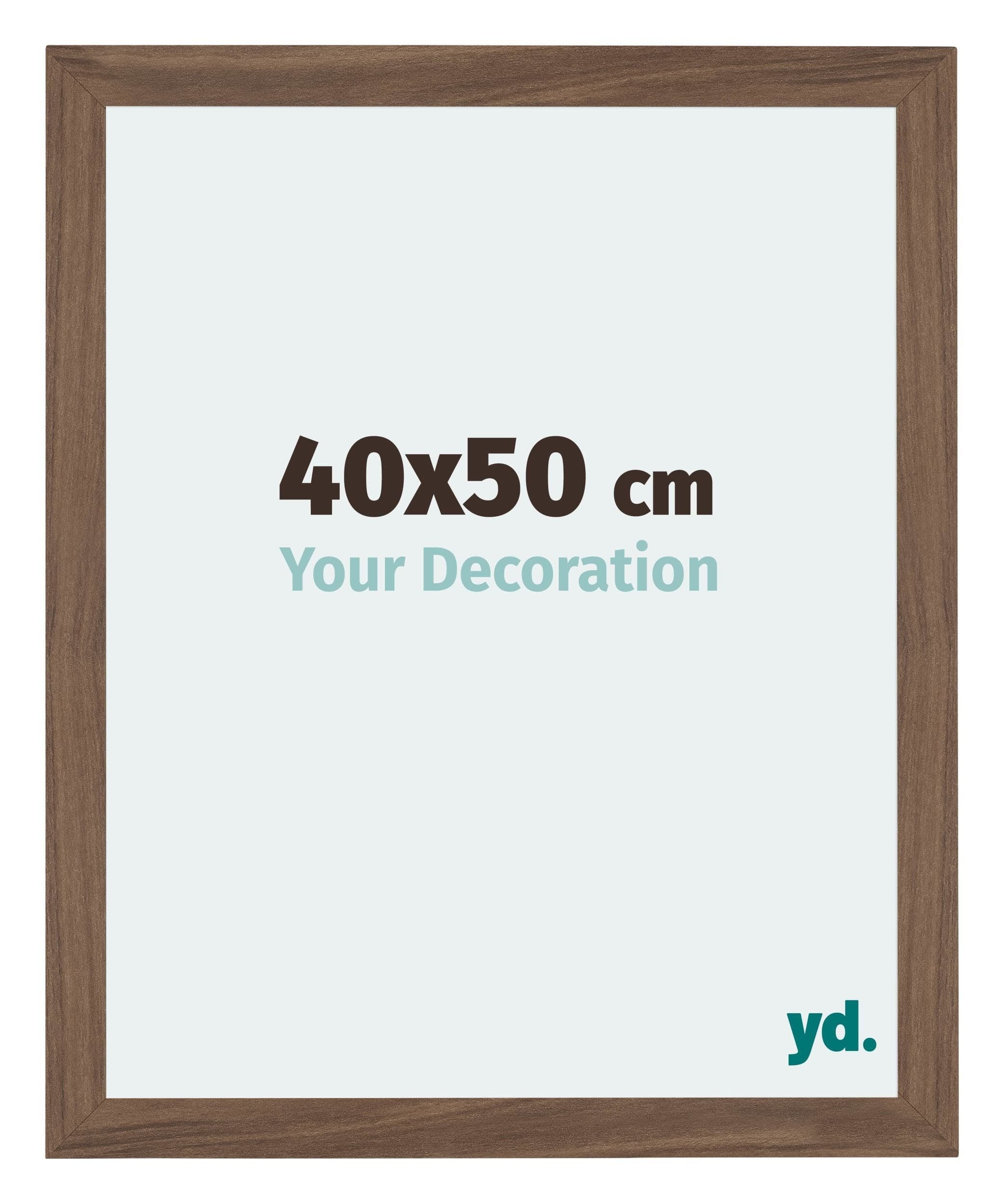 Yd. Cadre photo 40x50 cm - Noyer Fonce - MDF - Mura | Leroy Merlin