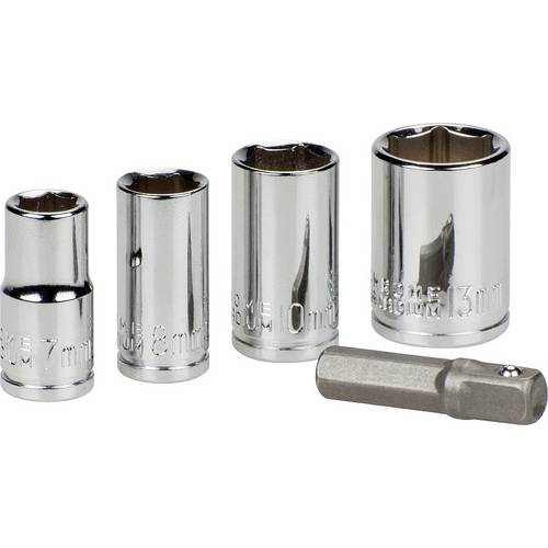 Conjunto de llaves de zócalo con adaptador de bit de 30 mm 5-TLG ...