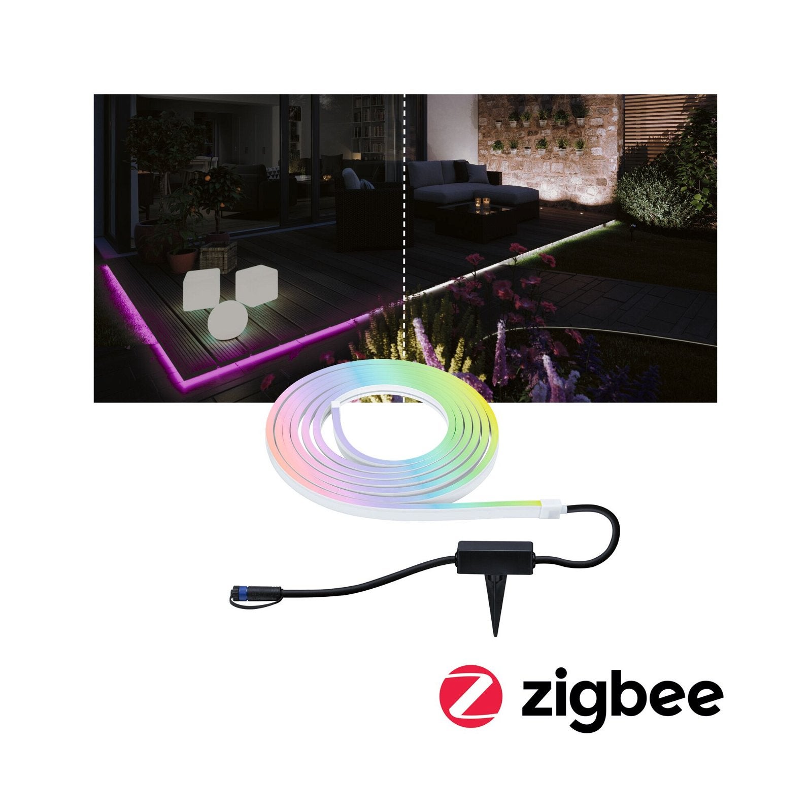 Plug & Shine Strip LED Smart Home Zigbee 3.0 Smooth Strip individuel ...