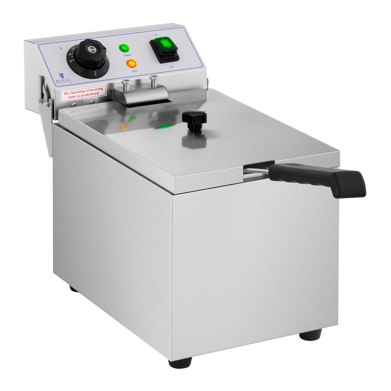 Freidora eléctrica profesional para restaurante 8 litros 230 voltios 14 ...