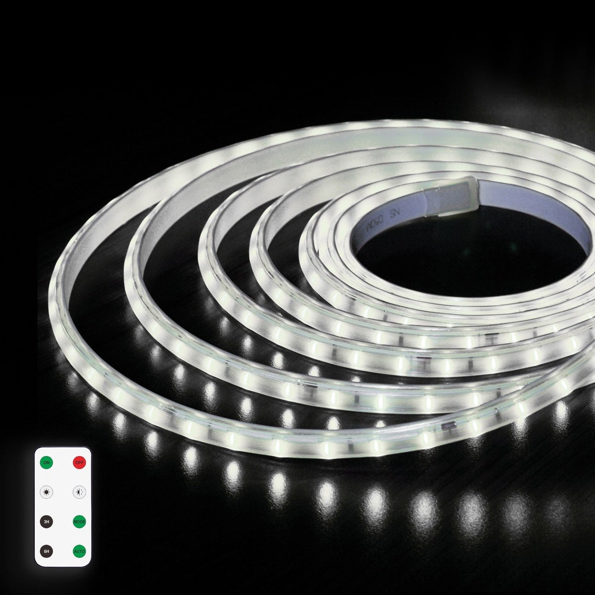 Tira LED 10M solar exterior 0.2W/M 6500K - gsc evolution | Leroy Merlin