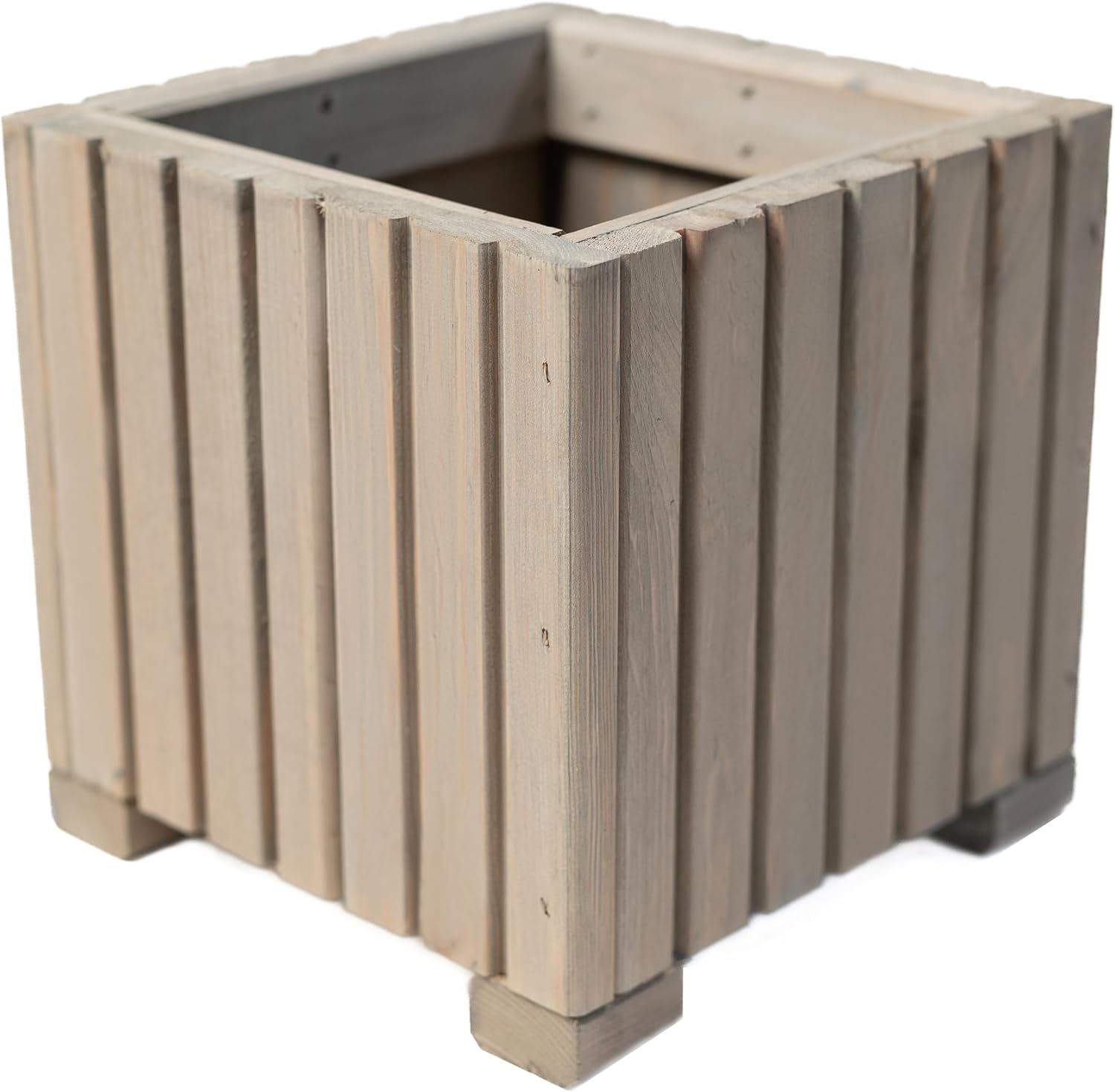 Boîte à fleurs en bois | Boîte à plantes | Pot de fleur 25 x 25 x 25 cm ...