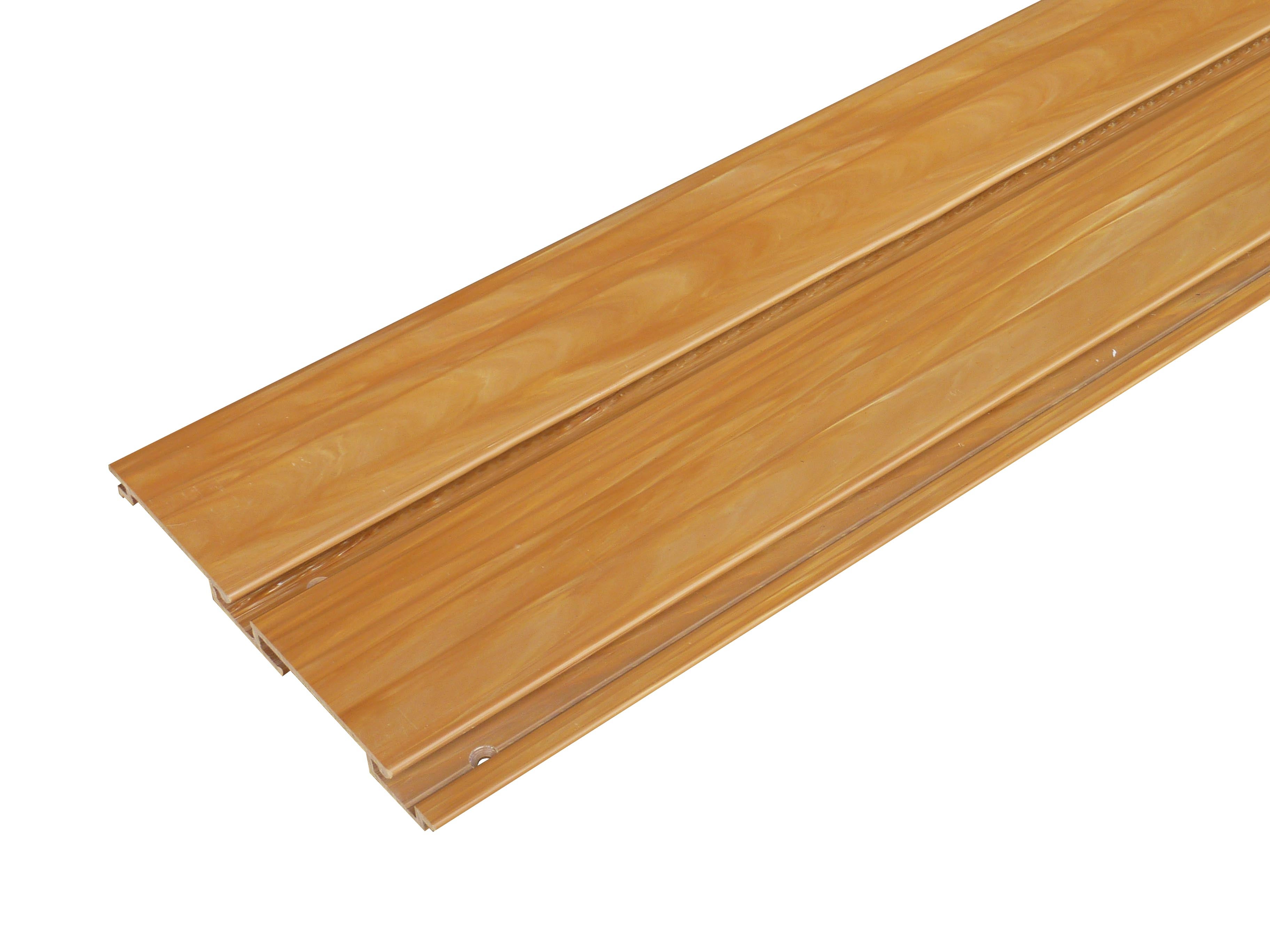 Juego de 2 perfiles color madera 2 mx 15 cm | Leroy Merlin