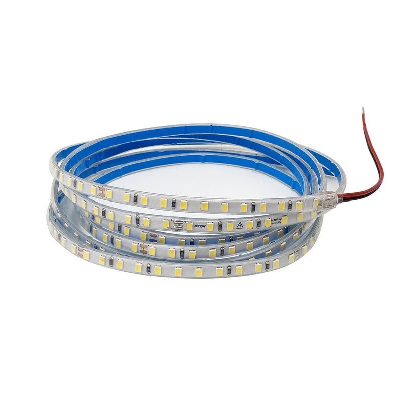 LED Ribbon 220V AC 50M 5mm 2835 IP65 120LED/M - Blanco Cálido 2300K ...