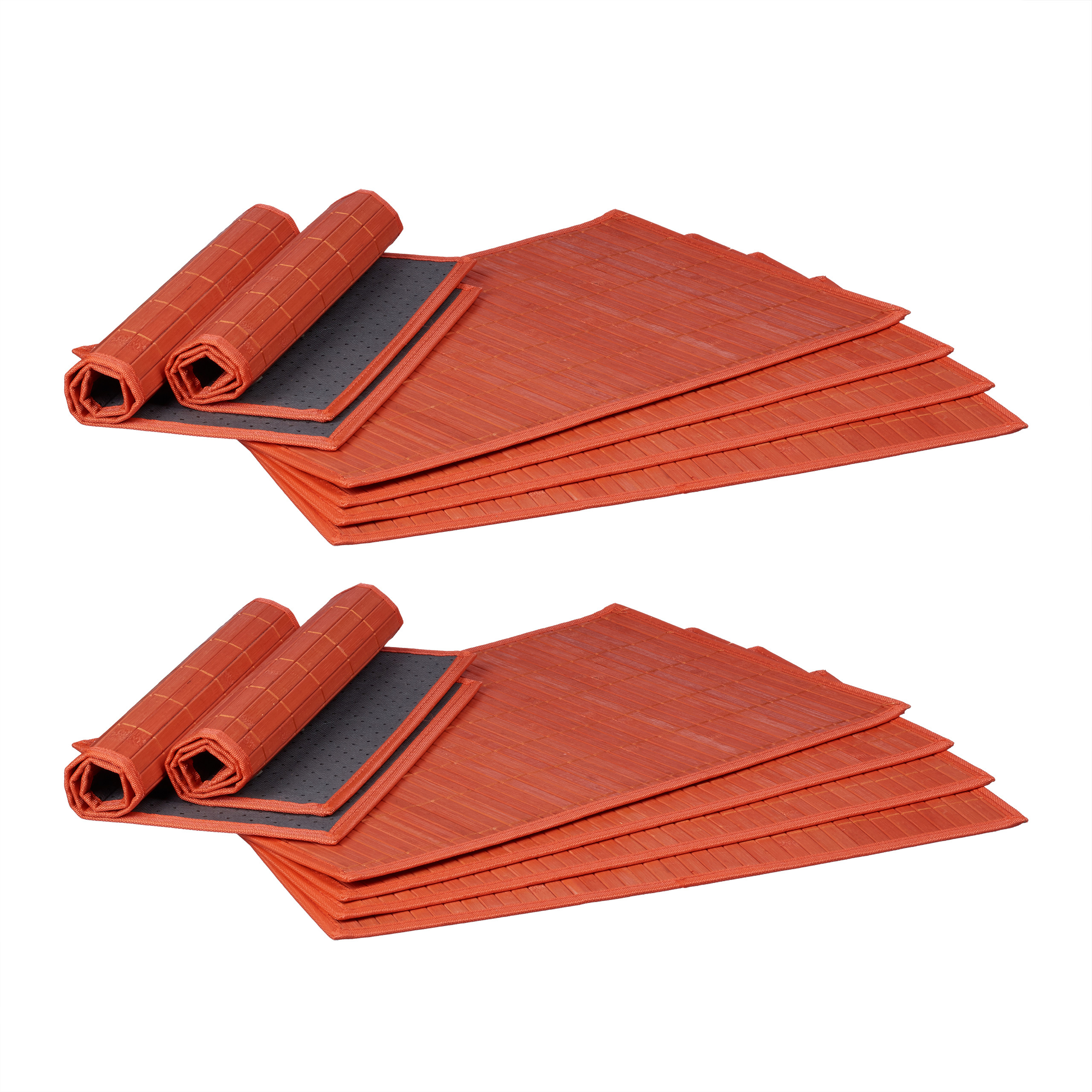 Set de table, bambou, lot de 12, tables manger, 30 x 45 cm, rectangle ...