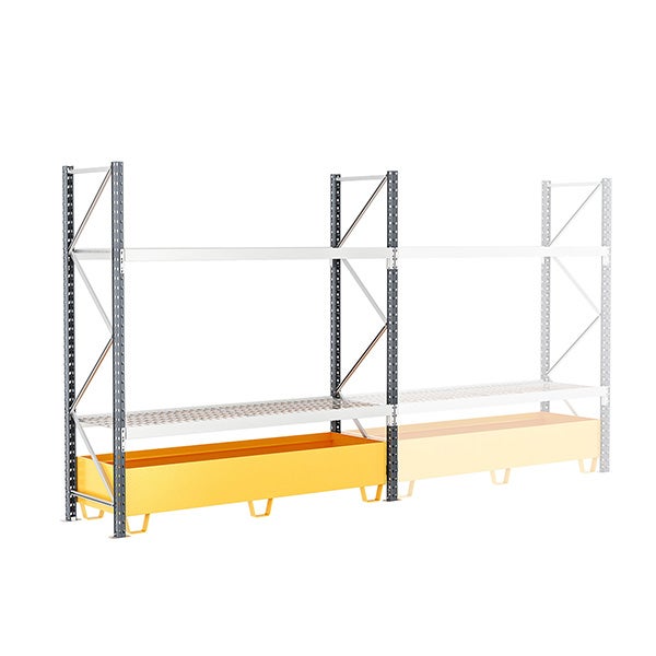 Rayonnage rétention - Module de départ - Profondeur 800mm - 660kg/niv ...