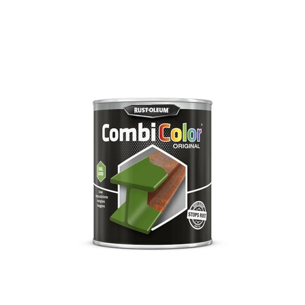 Peinture anti-rouille COMBICOLOR - vert herbe RAL 6010 - 750 mL - RUST ...