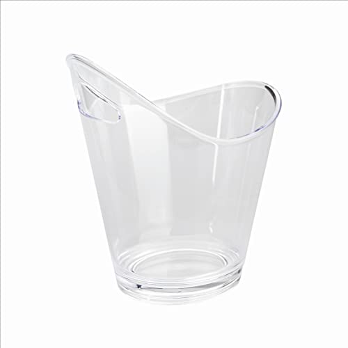 Lacor 62365-Cubo enfriabotellas Doble con asa, 4,5 L, Acrílico, 20,5x25 ...