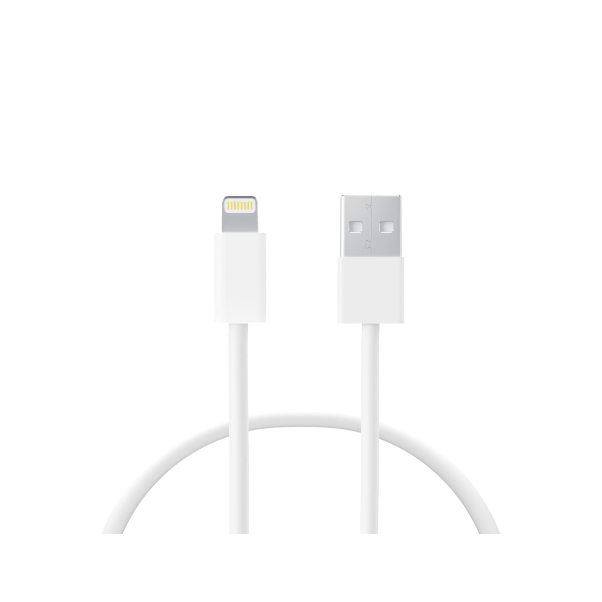 Câble Lightning Contact Blanc 1 m | Leroy Merlin
