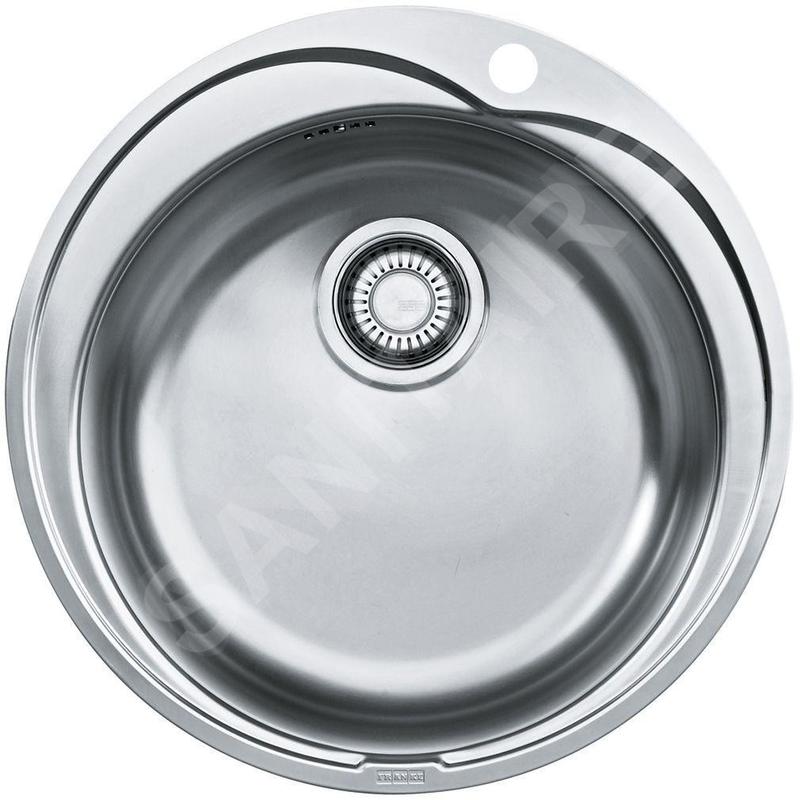 Franke Rondo - Évier en inox RON 610-41, diamètre 510 mm 101.0684.383 ...