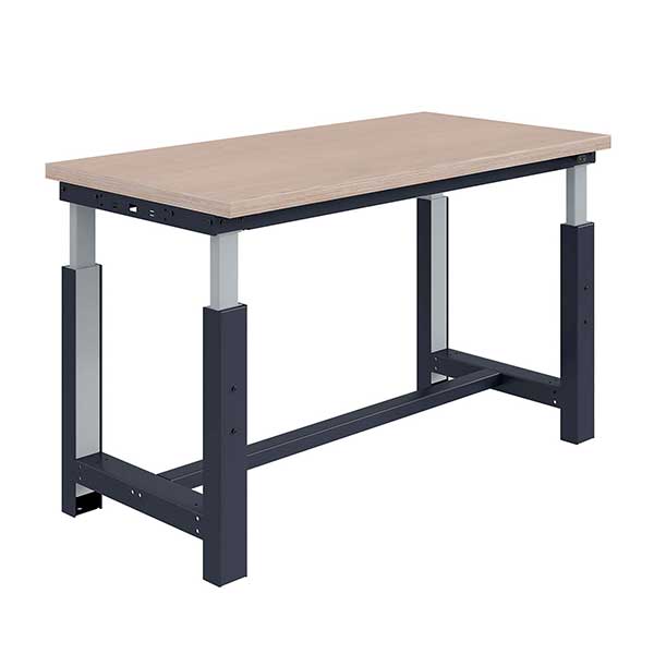 Établi pour atelier réglable en hauteur - 2000x750x740/1140mm - Bleu RAL5015 - W010010818-BI ...