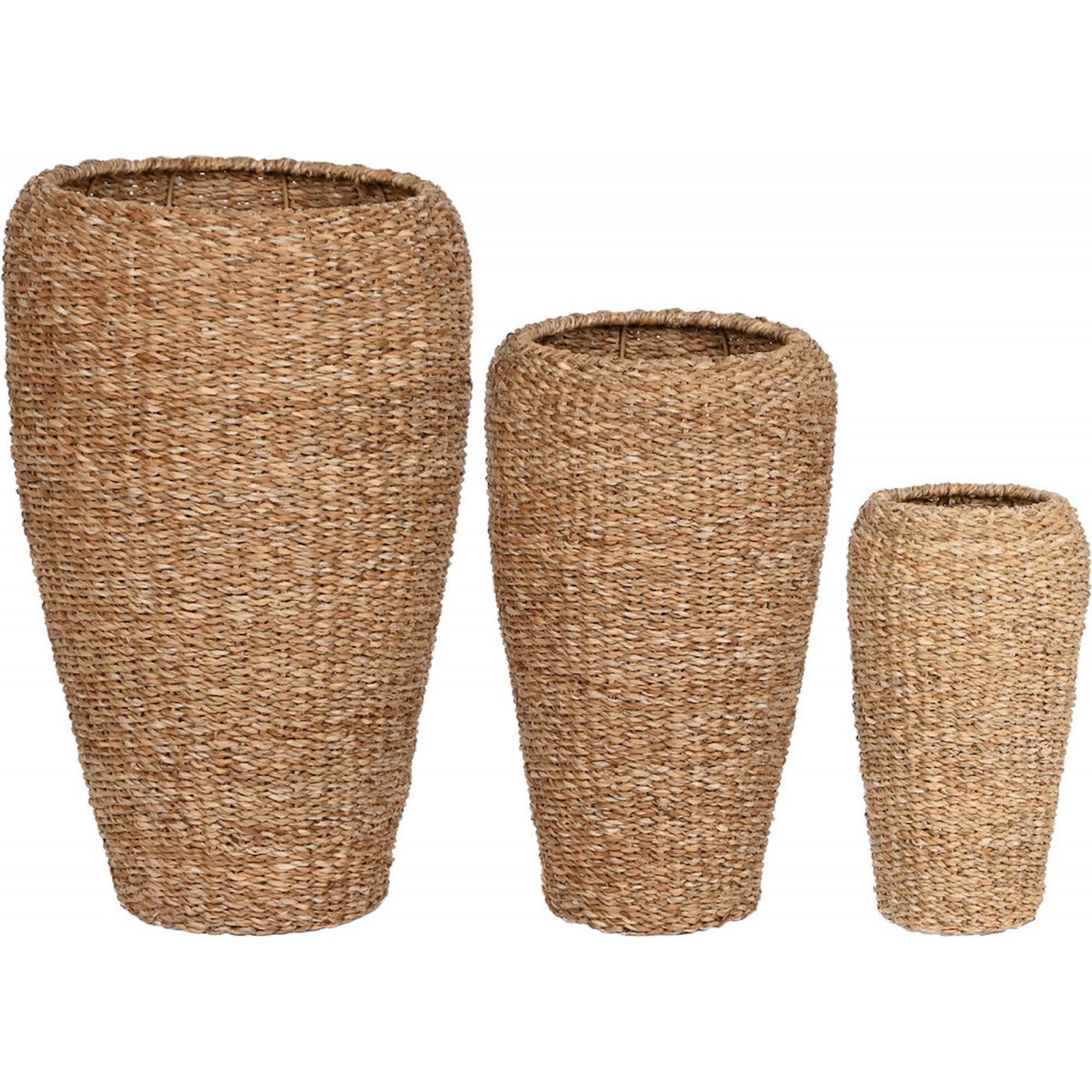 Cache-pot élégant en osier pour touche chic 43 x 43 x 70 cm Teinte ...