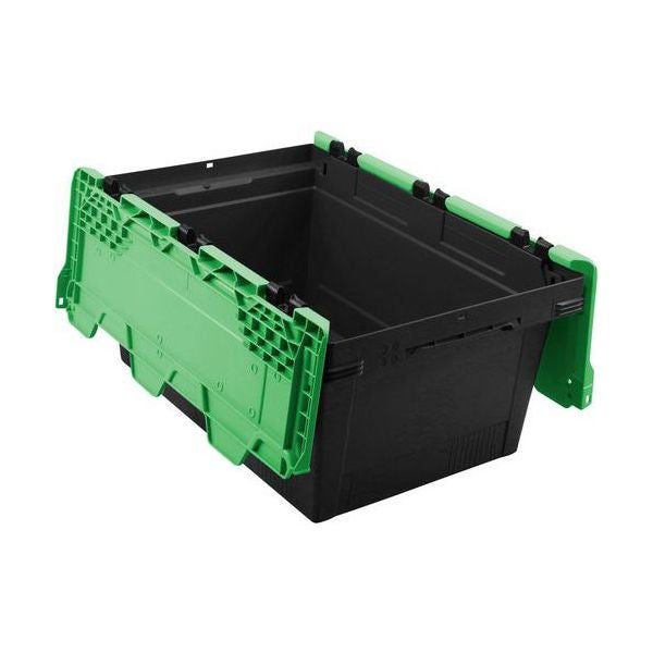 Bac de stockage et transport avec couvercle 40/27 Allit - Vert | Leroy ...