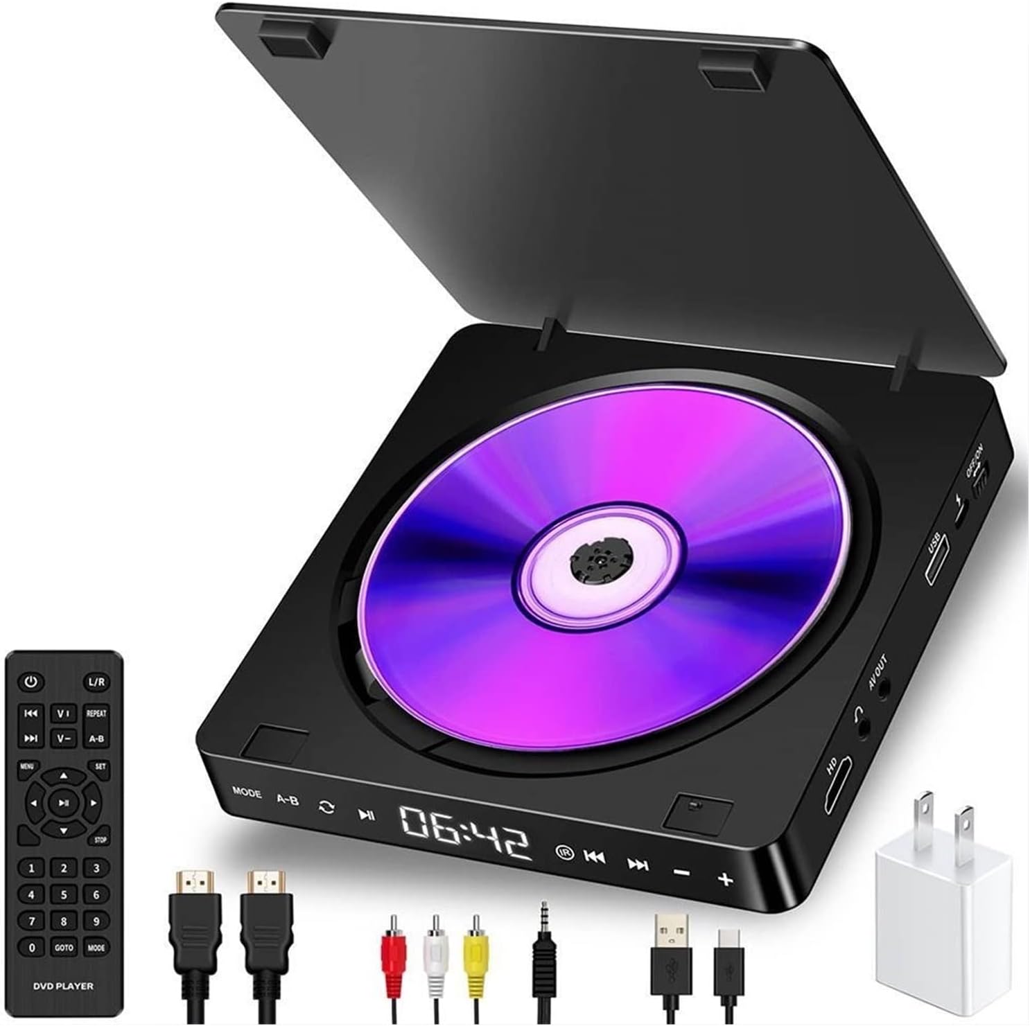 Lecteur DVD, mini lecteur CD, lecteur DVD/VCD haute définition, haut ...