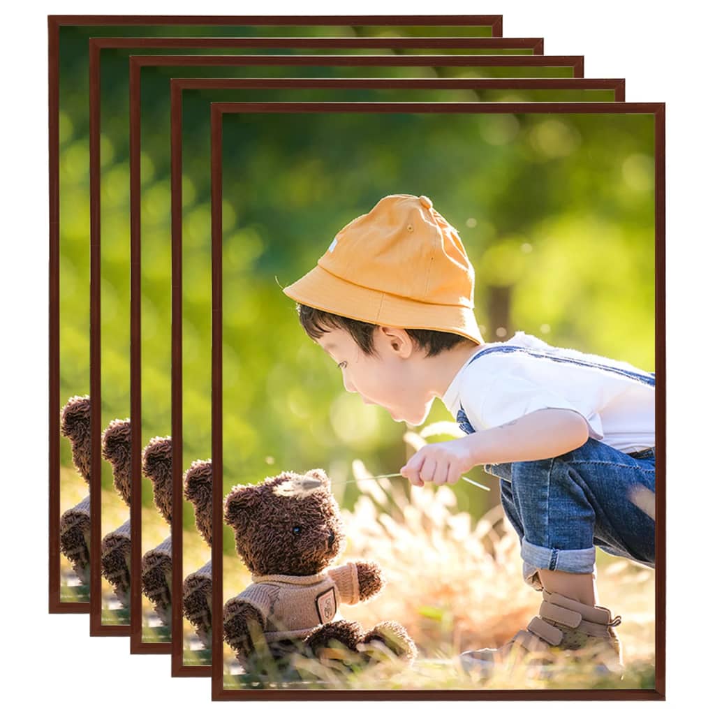 Collage de cadres photo 5 pcs de mur table Bronze 40x50 cm MDF vidaXL ...