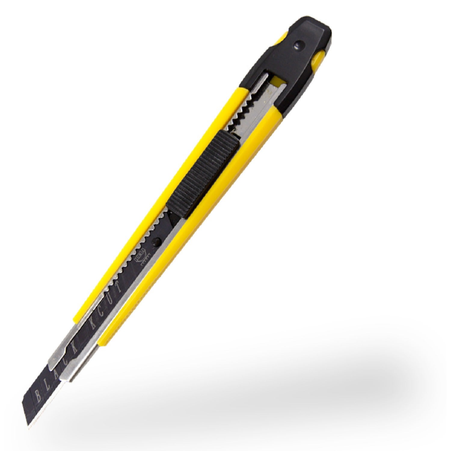 Cutter 9mm Jaune Professionnel avec Lame Black Blade SK2 Ultra ...