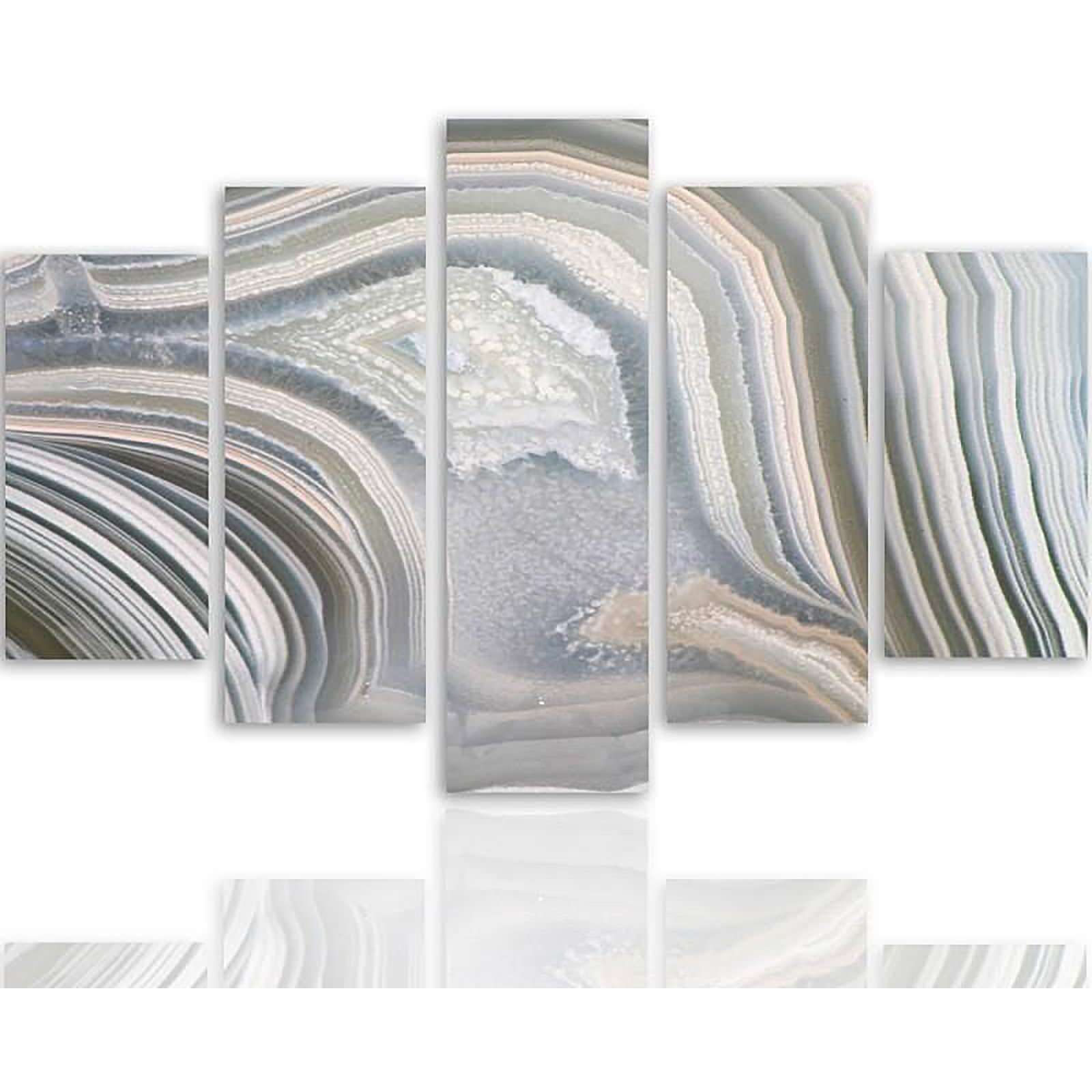 Tableau gris abstrait - 300 x 140 cm | Leroy Merlin