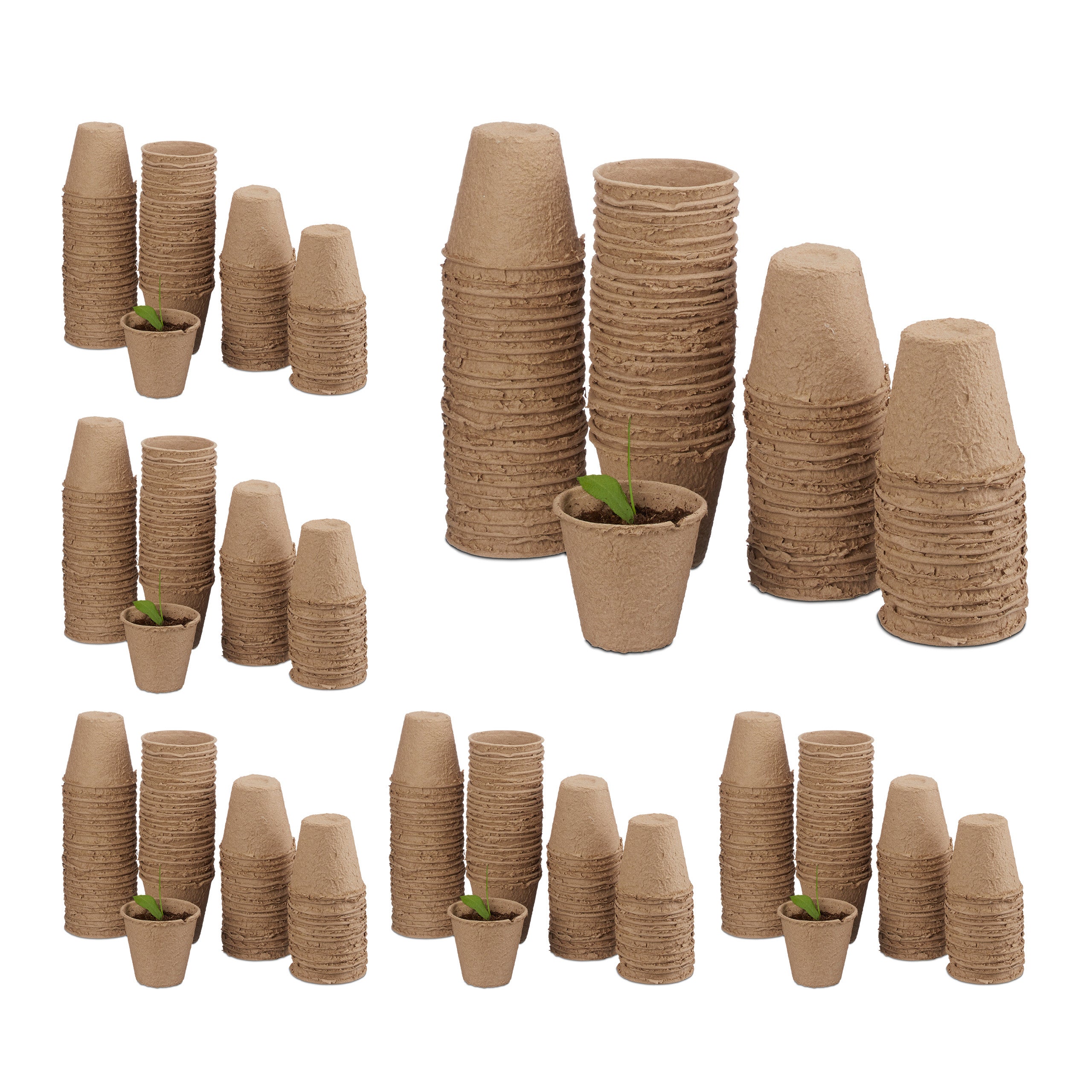 480 Macetas Biodegradables, Maceteros Ecológicos, para Plantas ...