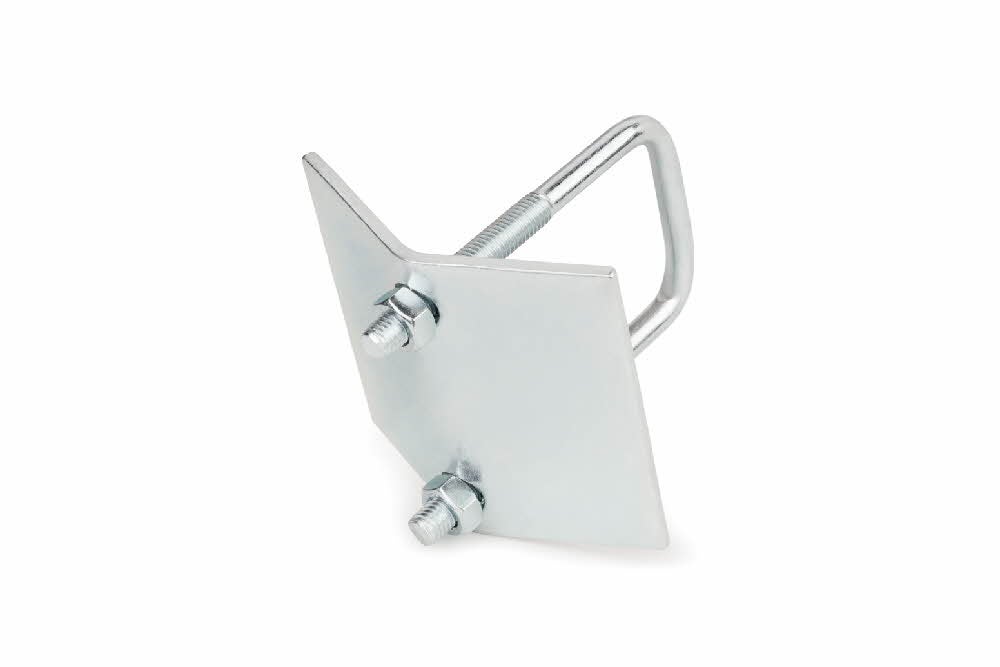 Collier pour rail perforé Indextrut - Zingué 41 x 21 - 41 x 41 - Boite ...