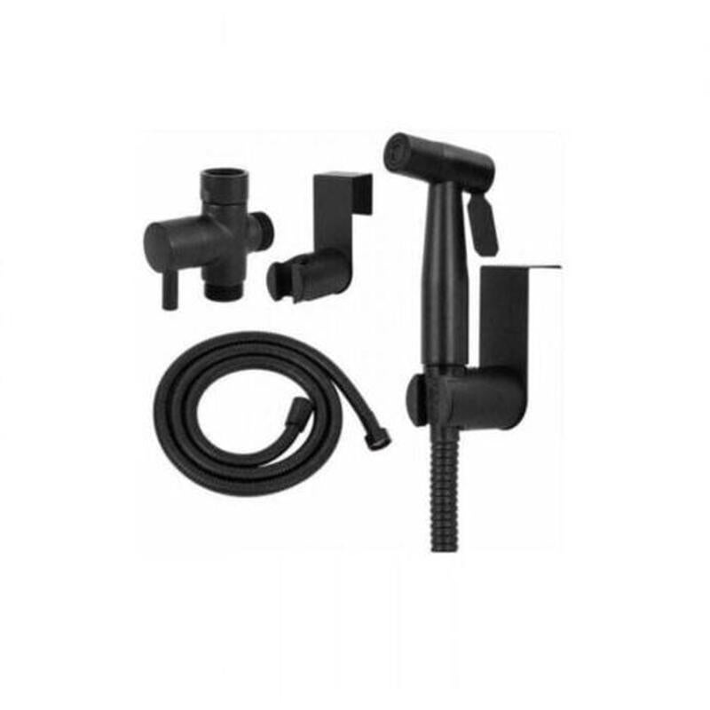 Douchette WC Kit Complet Noir, Kit Douchette WC,Pulvérisateur Destiné à ...