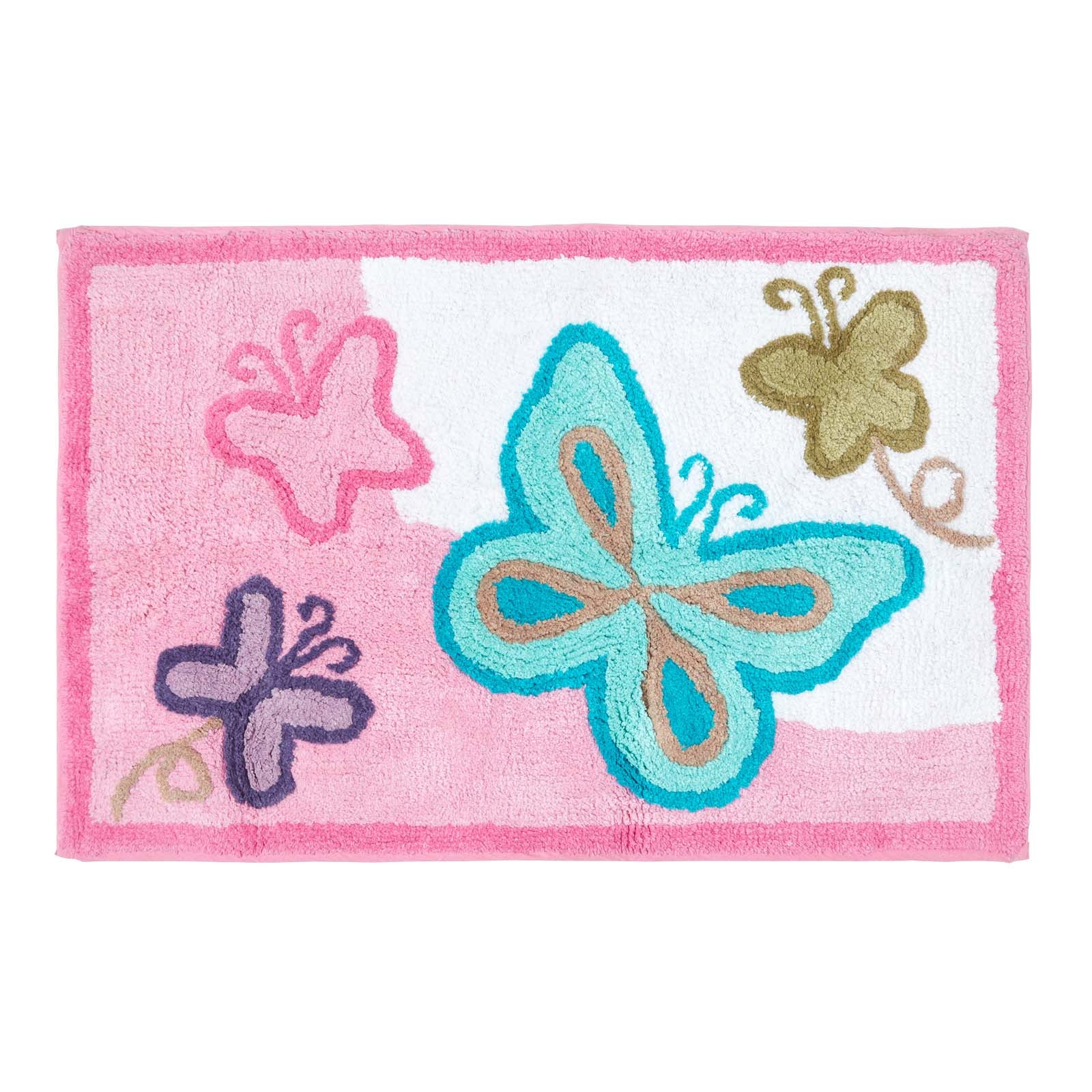 Homescapes Tapis enfant - Papillon | Leroy Merlin