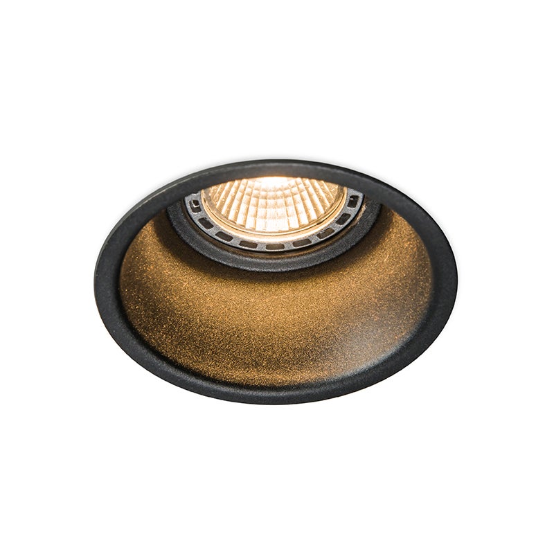 Spot encastrable dept - 1 lumière - Ø 89 mm - Noir - Design, Moderne ...