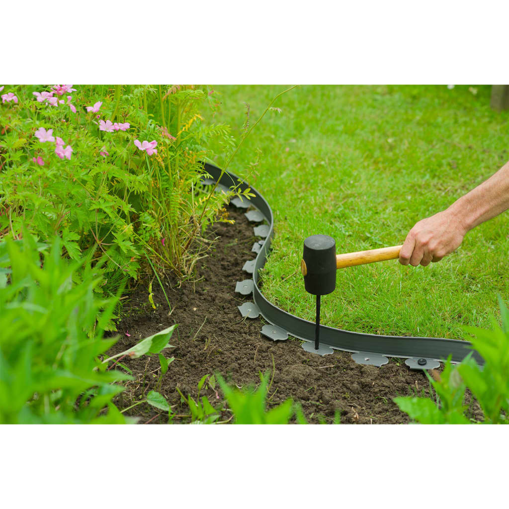 Maison Exclusive - Ensemble de bordure de jardin H5 cm x 10 m avec ... Maison Exclusive - Ensemble de bordure de jardin H5 cm x 10 m avec ...