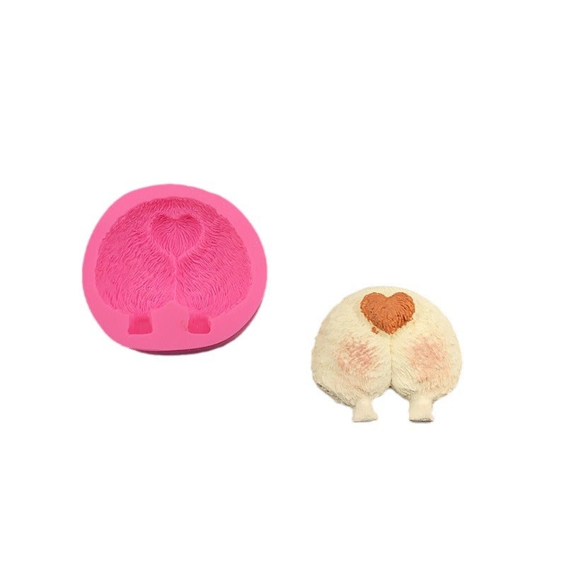 Moule à chocolat en forme de fesses de corgi à faire soi-même : Moule à biscuits et bonbons ...