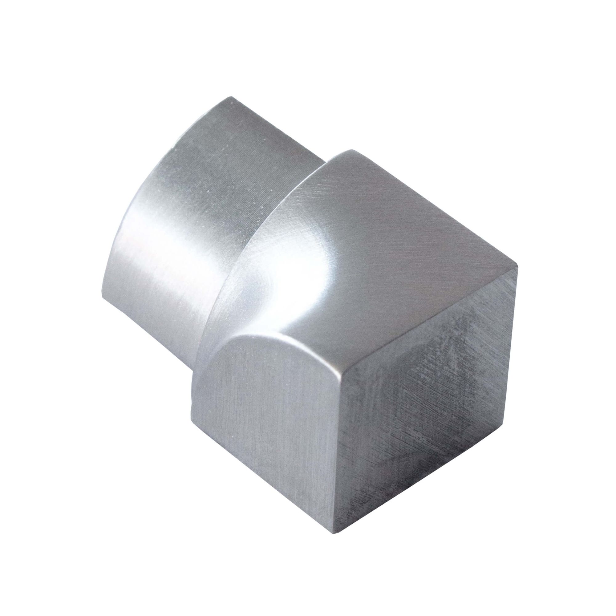 Coin intérieur pour profil quart de rond carrelage inox brossé 12,5 mm ...