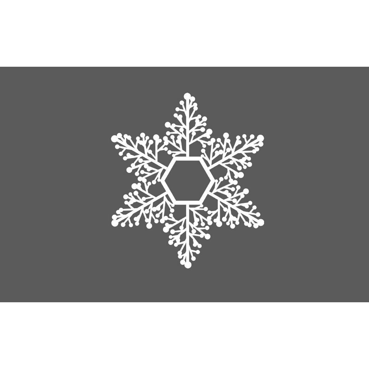 Décoration en Métal Flocon de Neige 1, Métal, Blanc, EPIKASA | Leroy Merlin