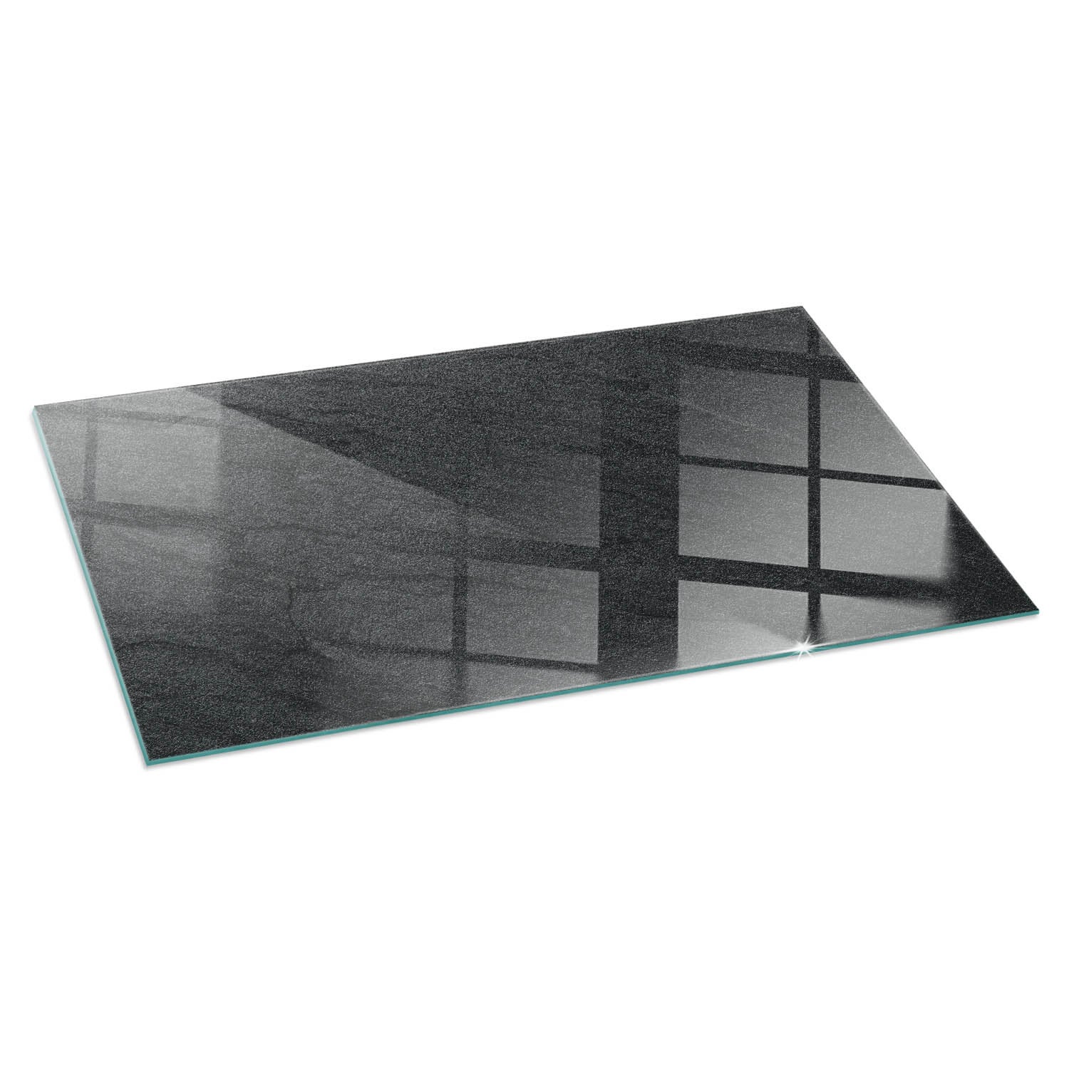 Sottopiastra decorativa in vetro temperato per camino - 120x60 cm ...