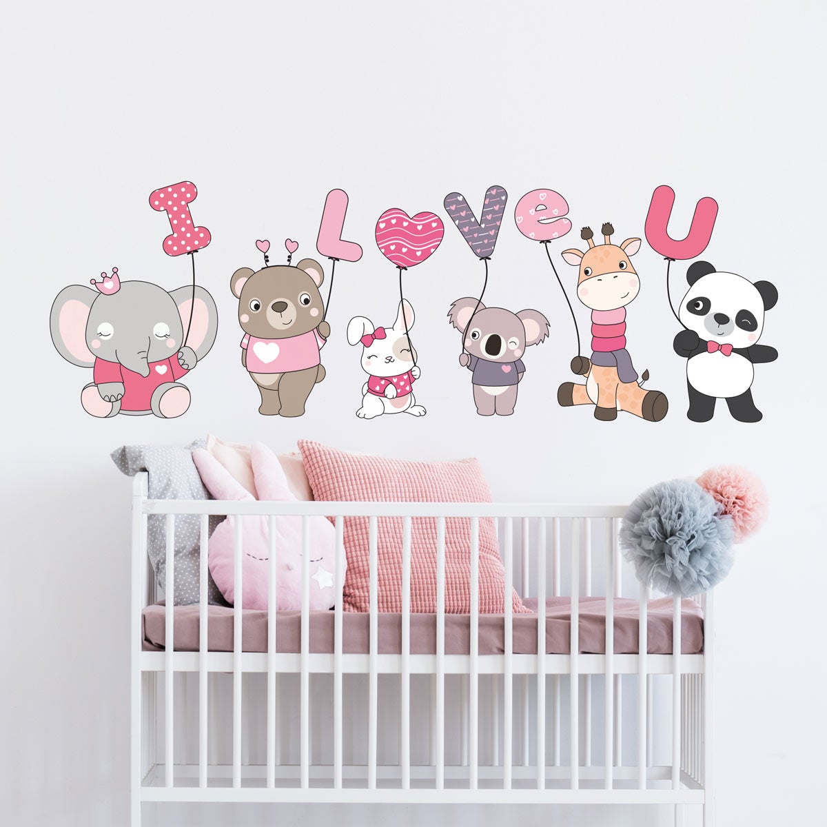 Stickers muraux | Sticker Mural Autocollant - ENFANT ANIMAUX ET LES ...