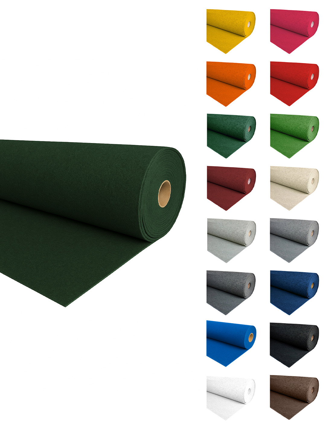 Alfombra para Eventos Moqueta Ferial | 2m Ancho | Varios Colores | 2 metros (Ancho) x 5 metros ...