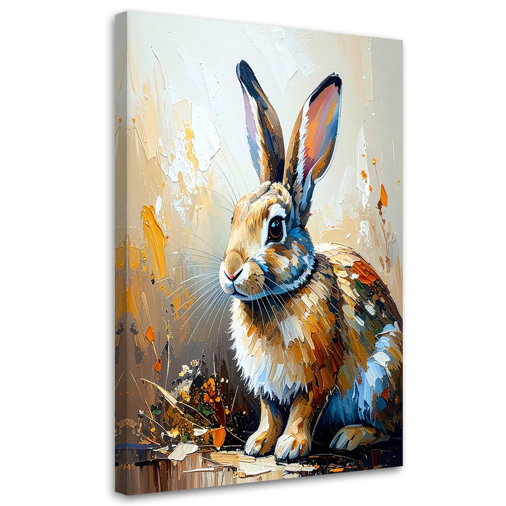 Quadro su tela, Coniglio animale - 70x100 | Leroy Merlin