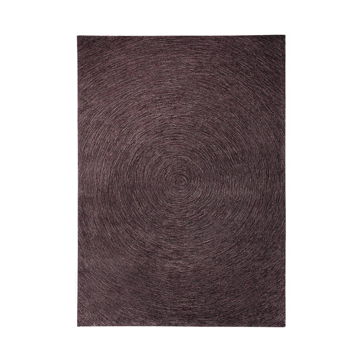 Tapis chambre 70x140 tufté en acrylique taupe rectangle motif faux uni ...