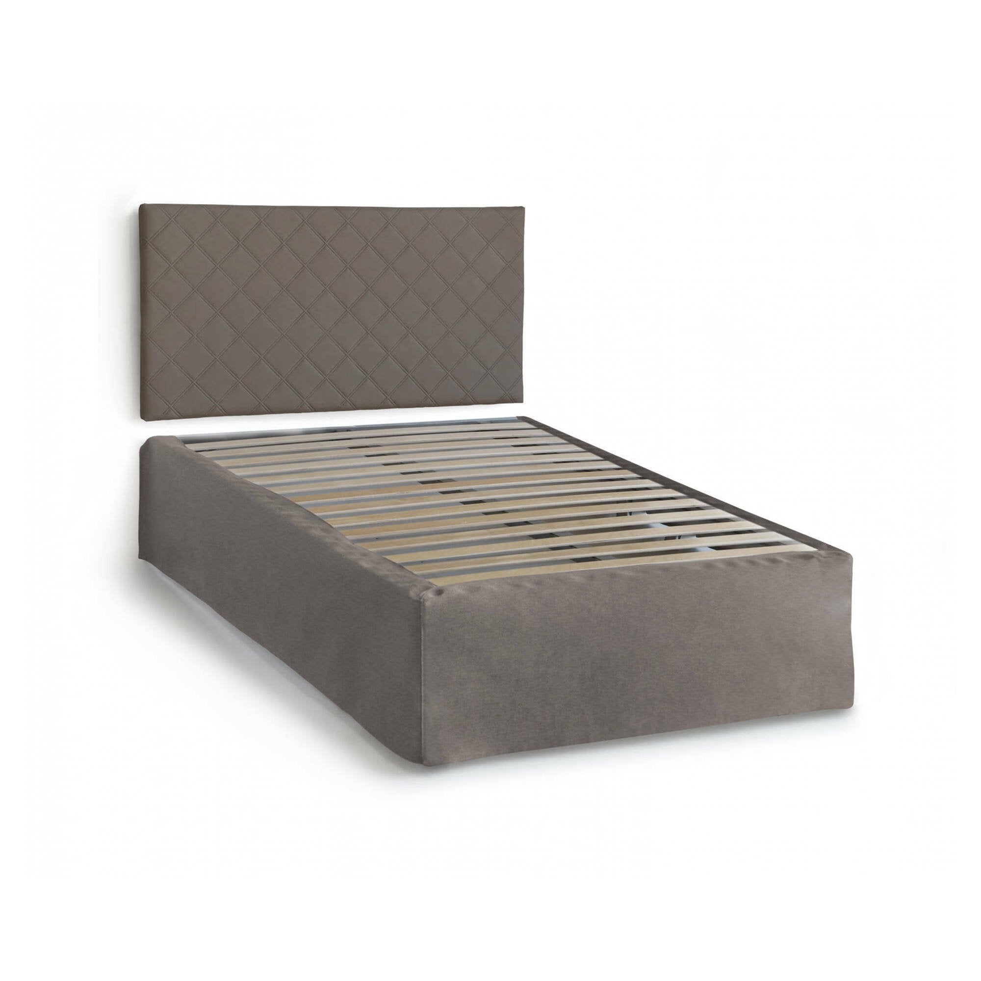 Talamo Italia, Cabecero en ecopiel con base ortopédica y cenefa, Made ...