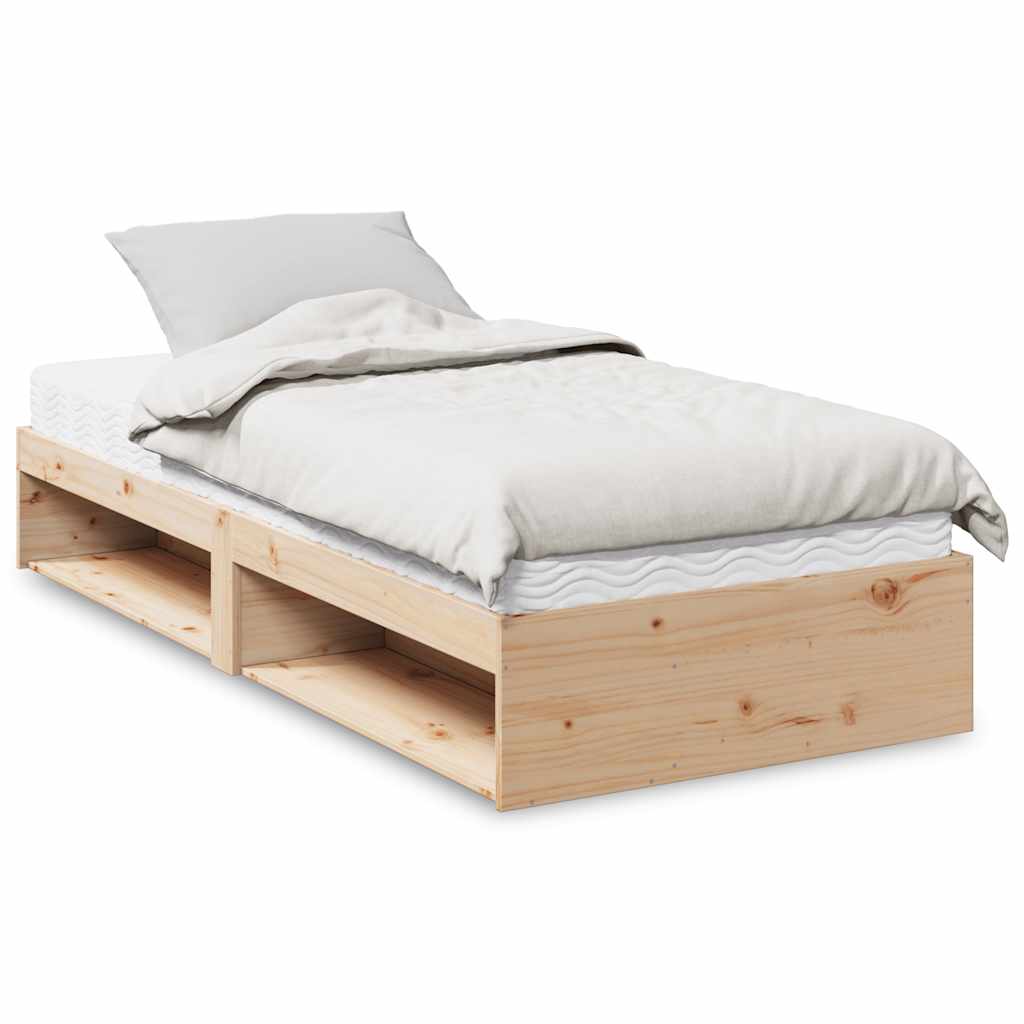 Cama individual | Cama para adultos | Sofá cama con colchón madera ...