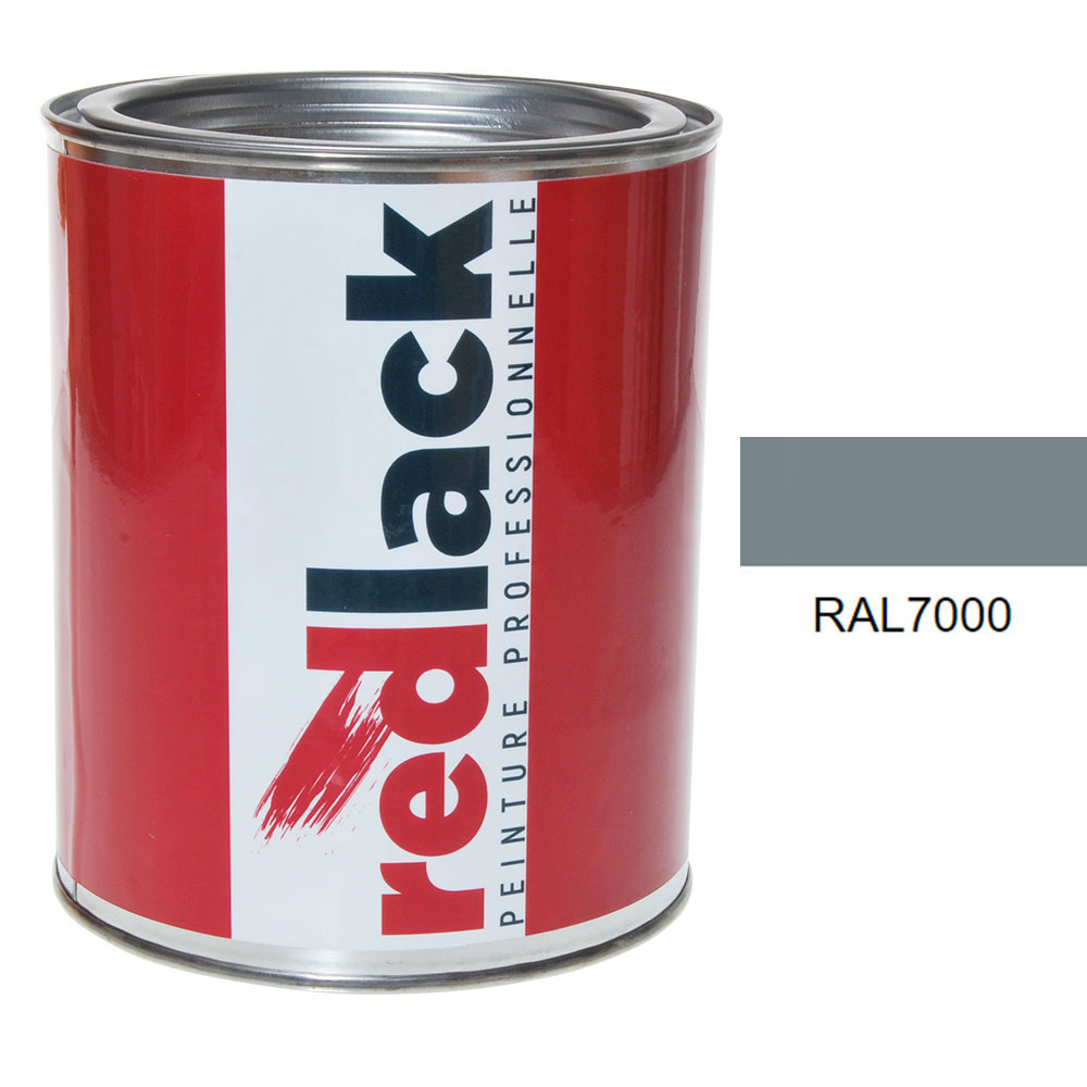 Redlack Peinture RAL 7000 Satiné multisupport 1L | Leroy Merlin