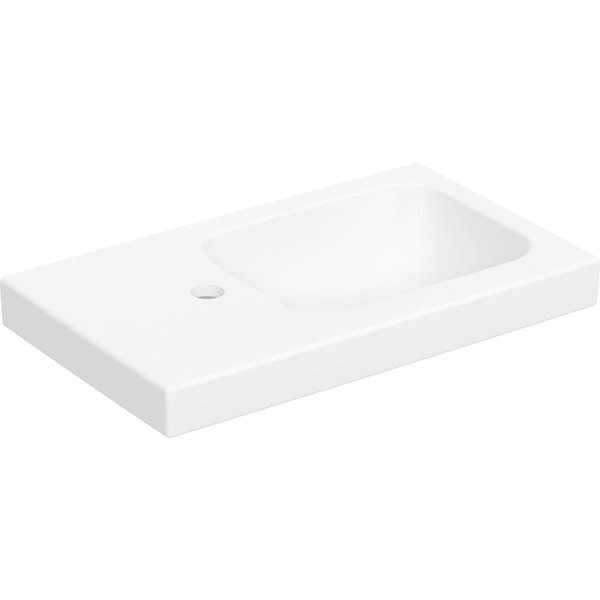 Geberit iCon Light lave-mains, 53 cm x 31 cm, sans trou de robinetterie ...