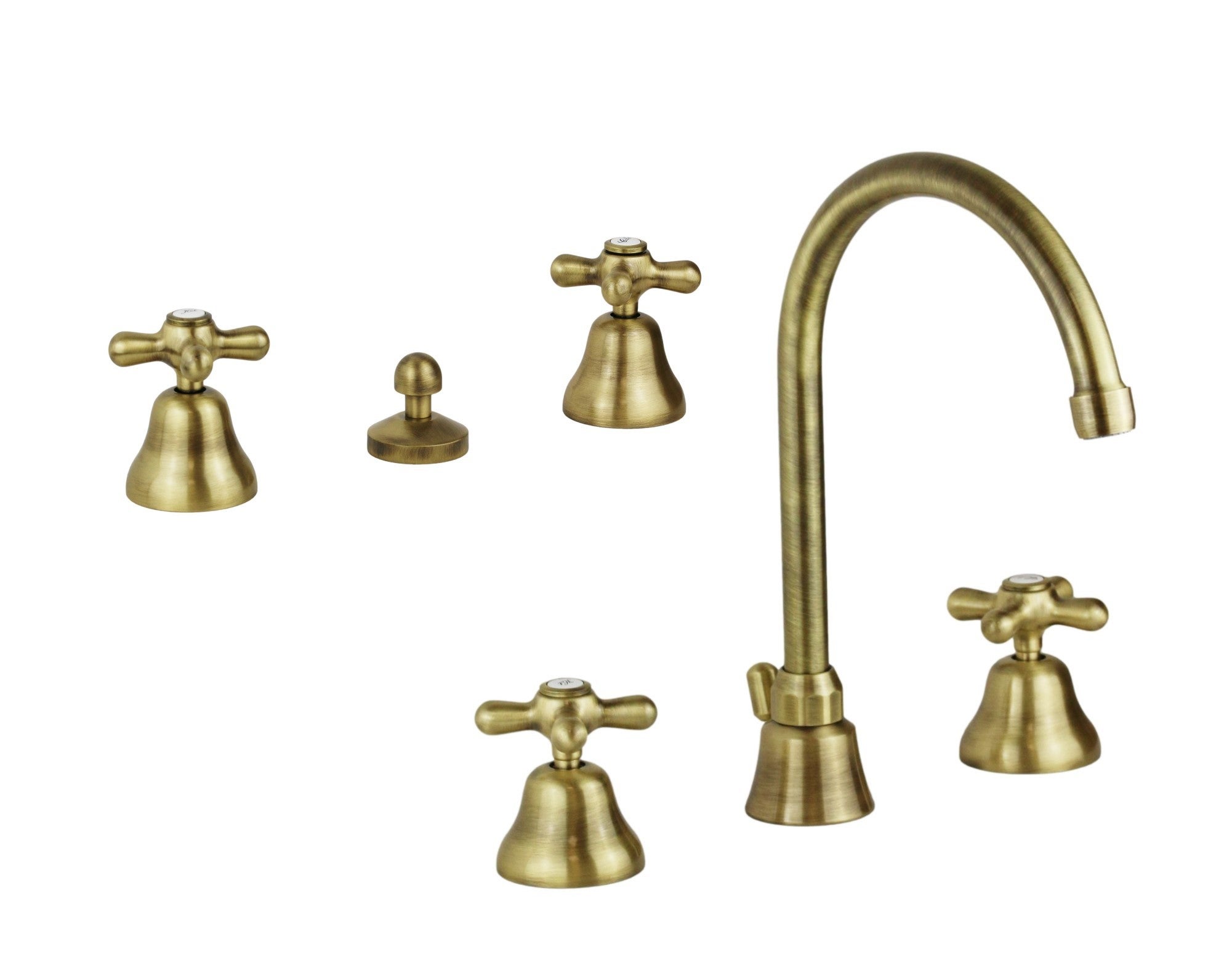 Robinet à trois trous de couleur bronze pour la rénovation Gattoni ...