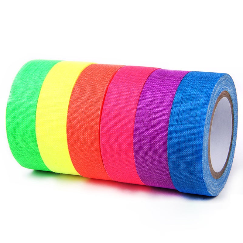 Ruban fluorescent UV décoratif, 15 mm x 5 m (6 pièces) | Leroy Merlin