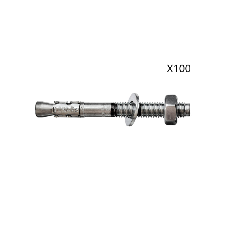 Boite de 100 Goujons Chevilles Ancrage RAM 6x85mm Pour Fixation Lourde ...